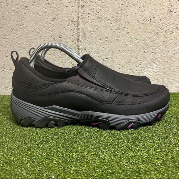 Merrell | Shoes | Merrell Coldpack Ice Moc Black Waterproof Vibram ...